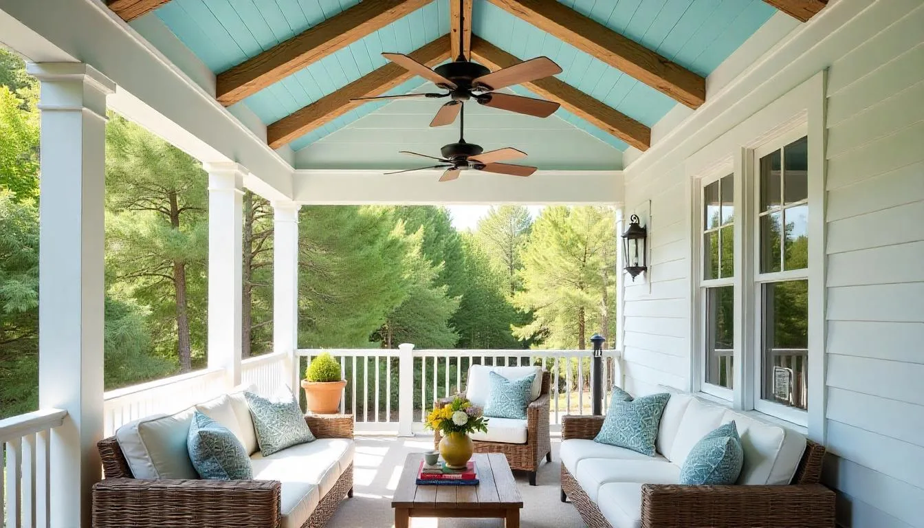 Get a Fresh Porch Ceiling With No Full Renovation Needed